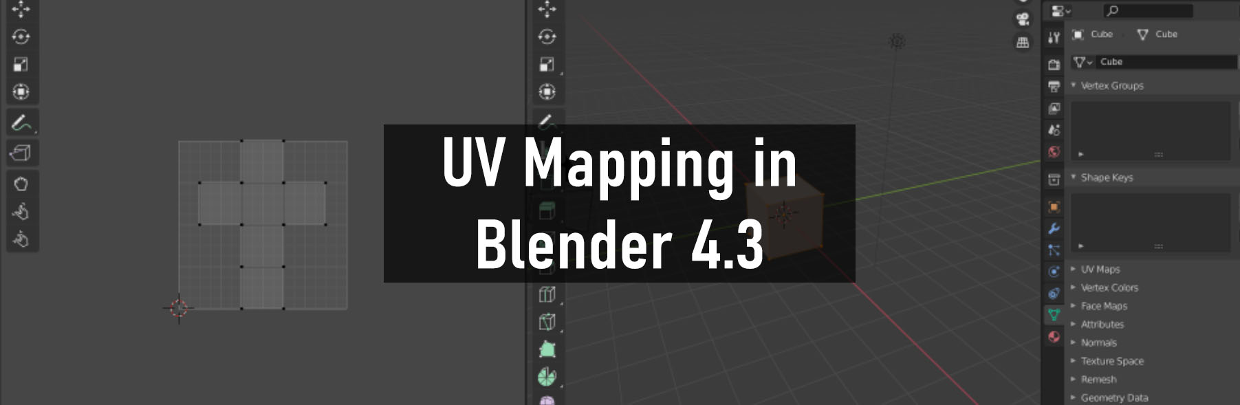 New UV Mapping in Blender 4.3 - LEARN 3D TUTORIALS