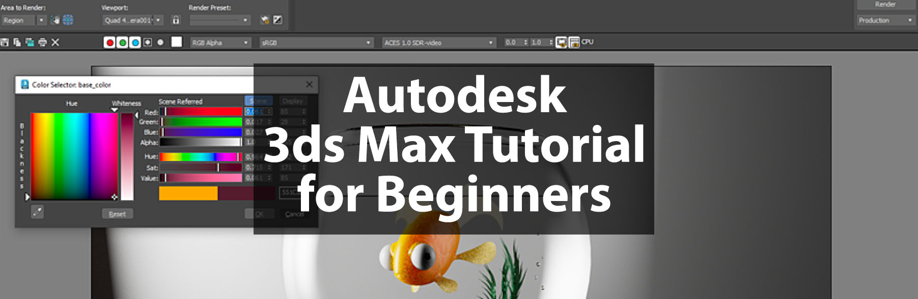 Autodesk 3ds Max Tutorial For Beginners - LEARN 3D TUTORIALS